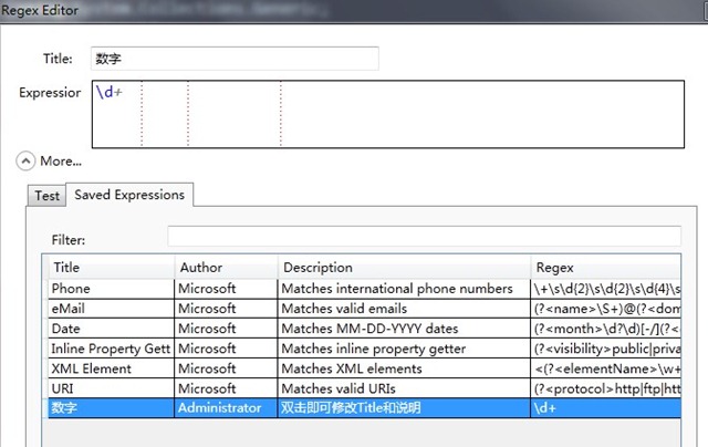 编程点滴.如何在VS2010中使用Regex Editor-CSDN博客